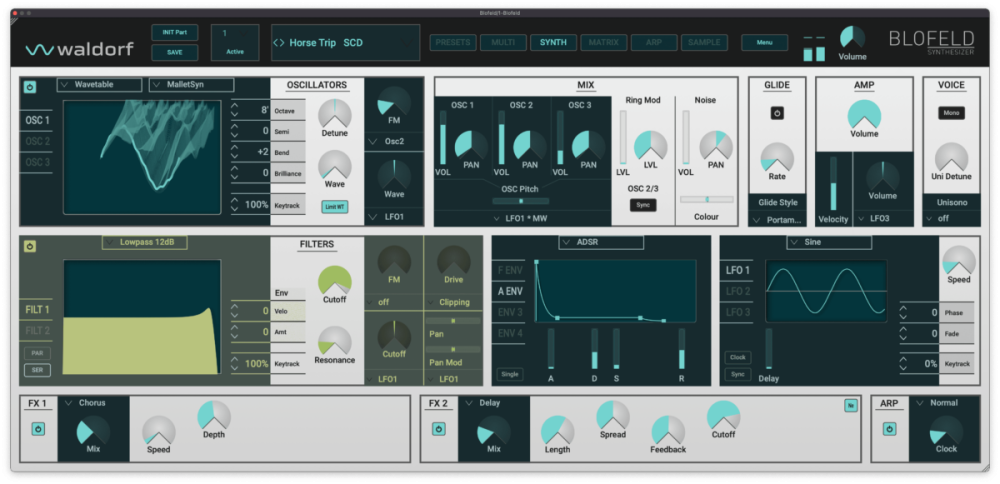 Waldorf / Blofeld Plugin Software Synthesizer & Blofeld Hard Editor ...
